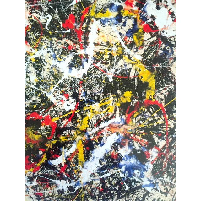 Jackson Pollock Foundation Abstract Expressionist Offset Lithograph Print " Convergence : Number ...