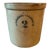 Antique Primitive Monmouth Stoneware Pottery 2 Gallon Crock | Chairish