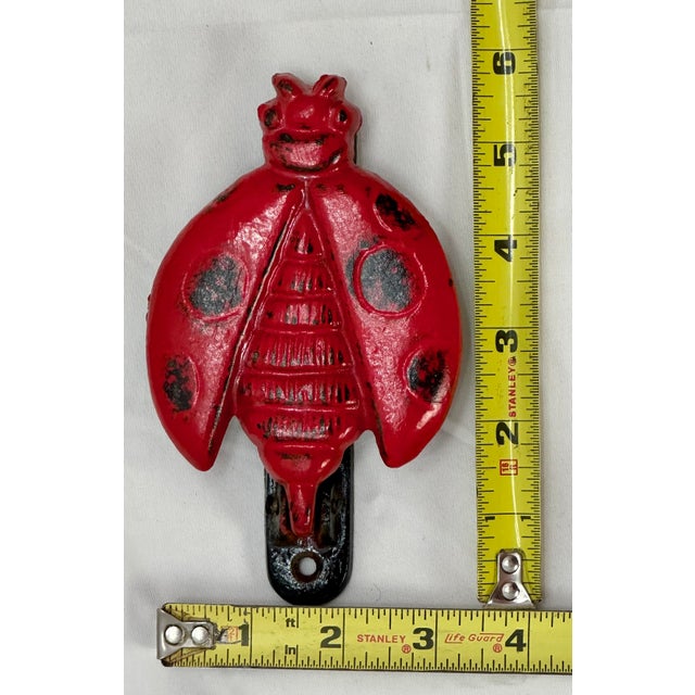Hard to Find Large Size Vintage 1930s Cast Iron Ladybug Door Knocker ...