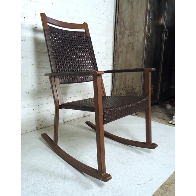 Mid Century Modern Style Rocker | Chairish