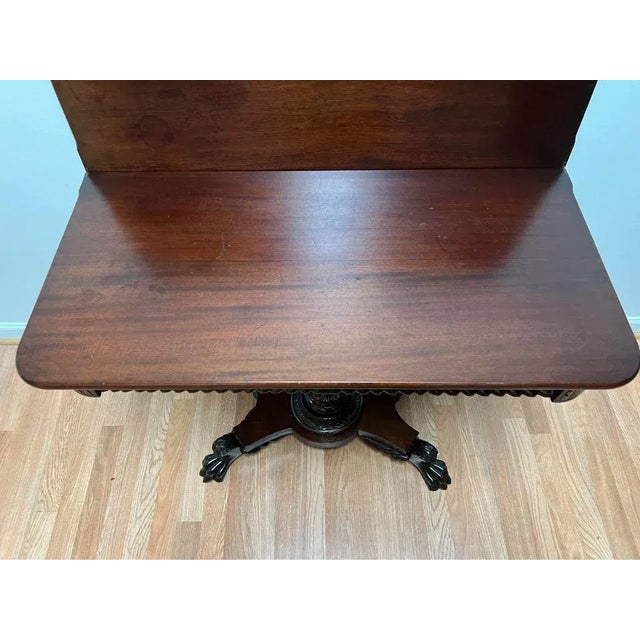 Early 20th Century Early American Style Classical Mahogany Card Game ...