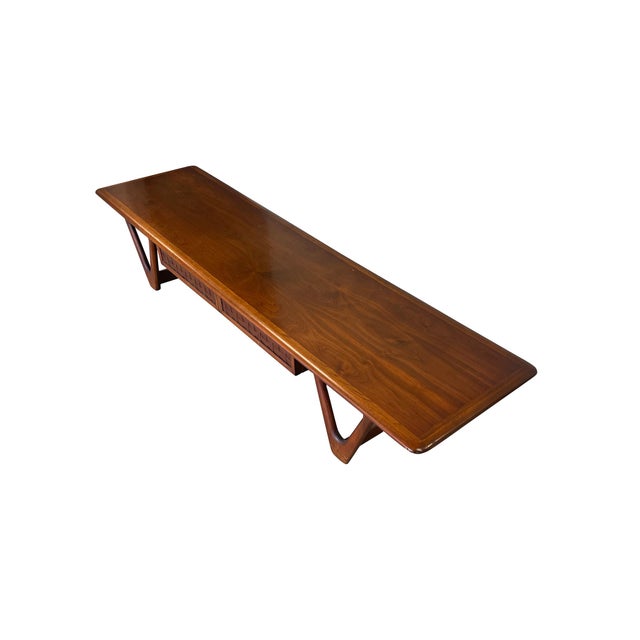 Mid-Century Walnut Coffee Table by Warren Church for Lane Company ...