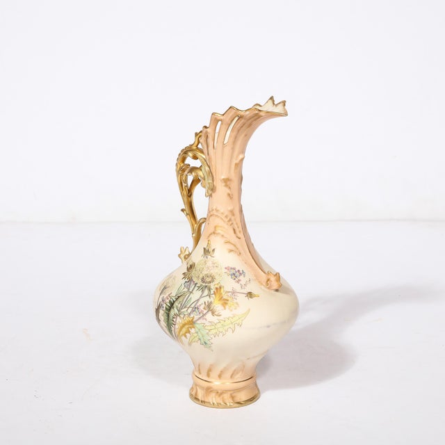 Antique Hand Painted Neoclassical Porcelain Vase by A. Stowell Boston ...