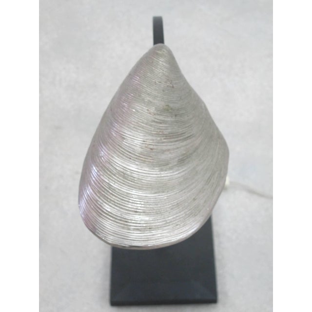 Aluminum Clam Shell Table Lamps, a Pair in the Style of Arthur Court ...
