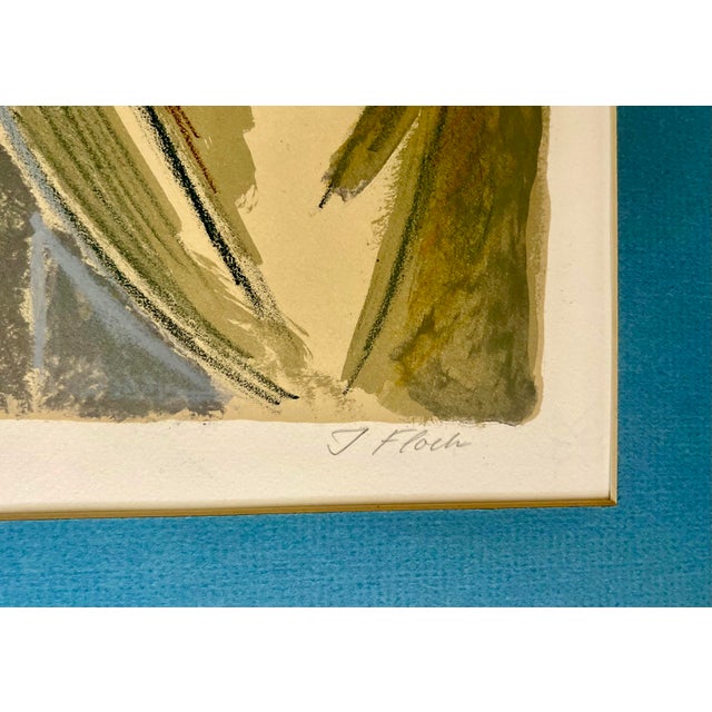 Modernist Artist Josef Floch (1895-1977) Signed Still Life Lithograph ...