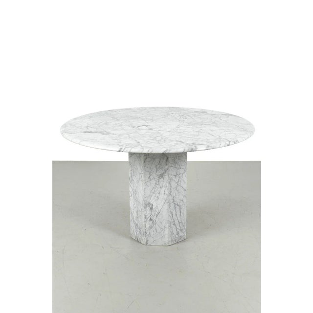White Marble Dining Table | Chairish