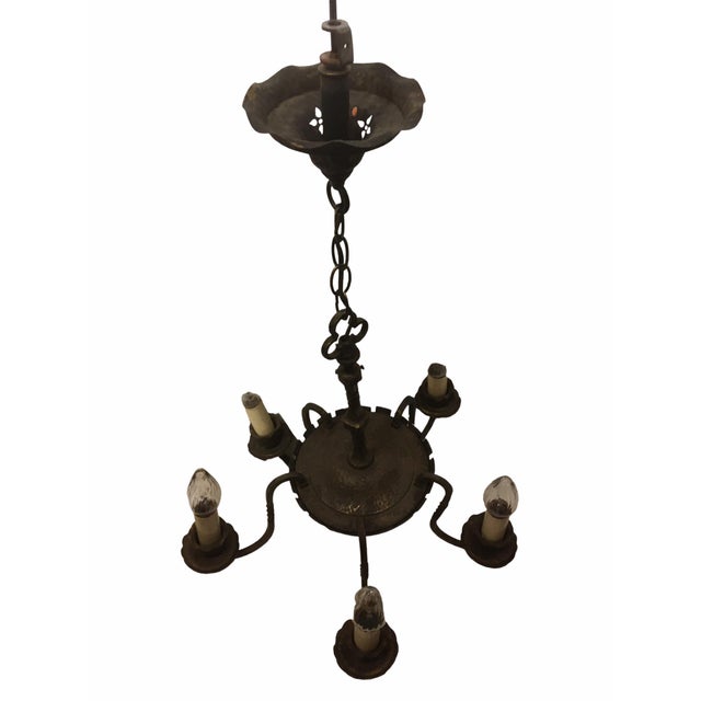 Lodge Style Vintage Victorian Castle Hunting Hand Wrought And Hammered