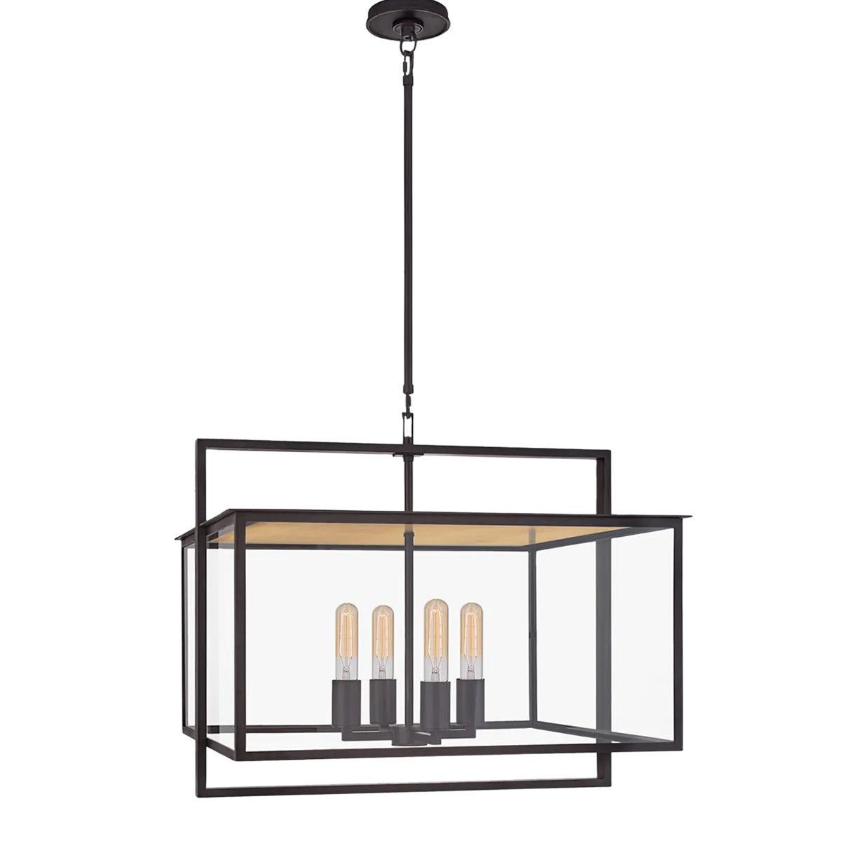 Ian K. Fowler for Visual Comfort Signature Halle Wide Hanging Lantern ...