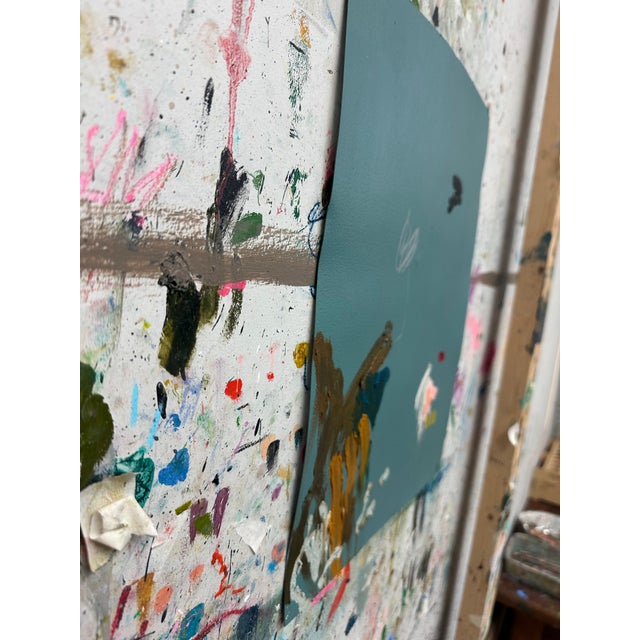 AK Hardeman Abstract Mixed-Media Original Painting, "Distributor ...