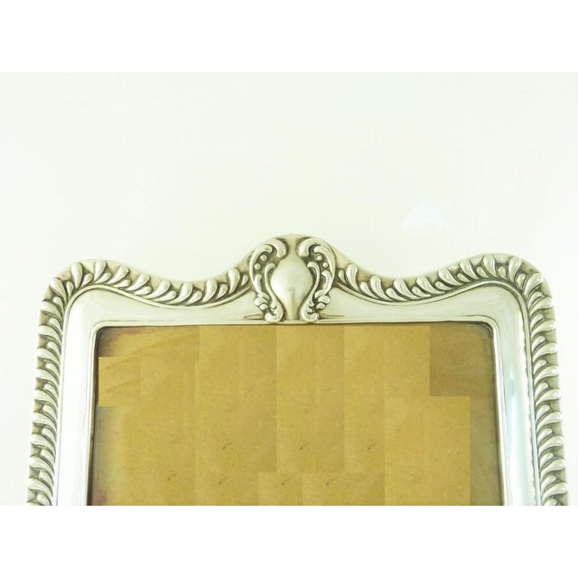 Antique Victorian English Sterling Silver Picture Frame | Chairish
