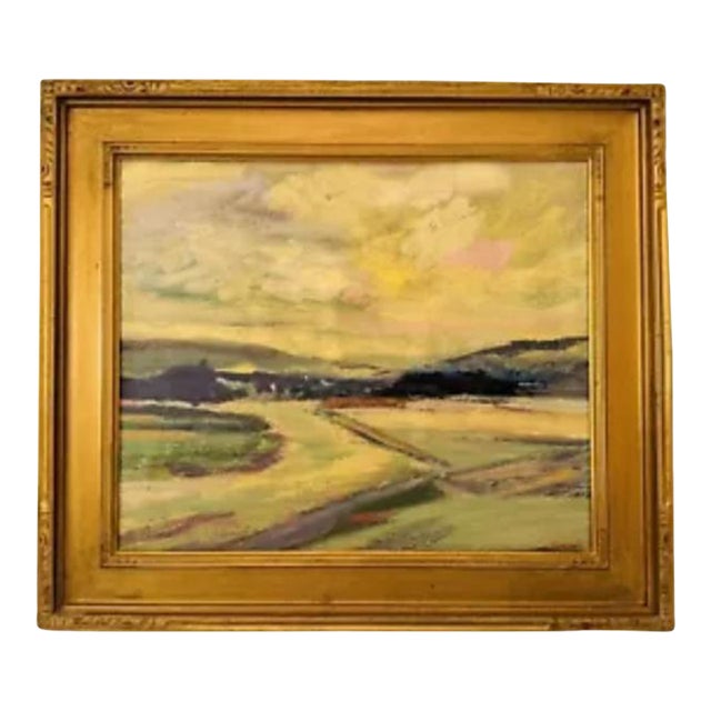 1990s Vintage Juan Guzman Original Painting, Framed | Chairish