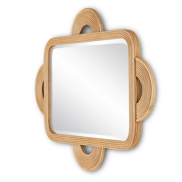 Currey & Company Santos Sea Sand Rectangular Mirror | Chairish