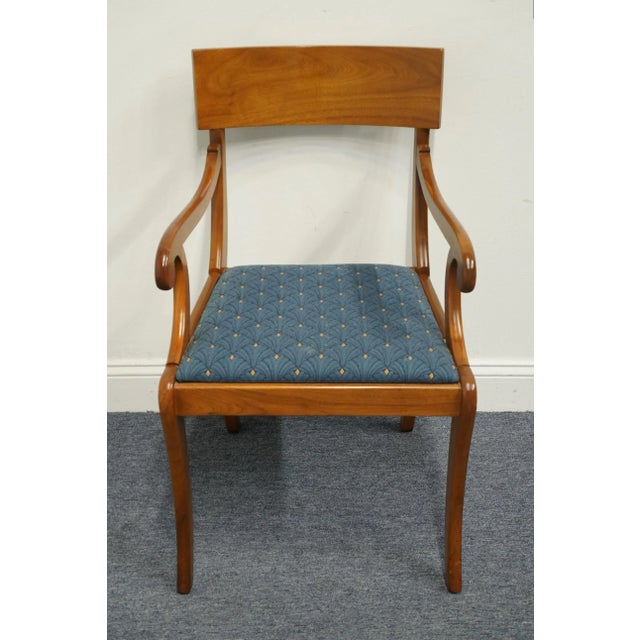 Vintage Antique Solid Cherry Traditional Duncan Phyfe Style Dining Arm ...
