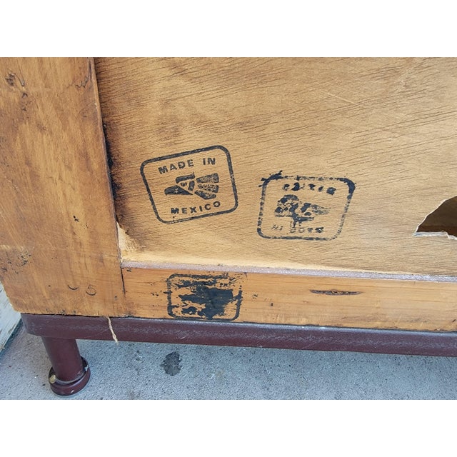 1970s Rustic Pine Computer Desk. | Chairish