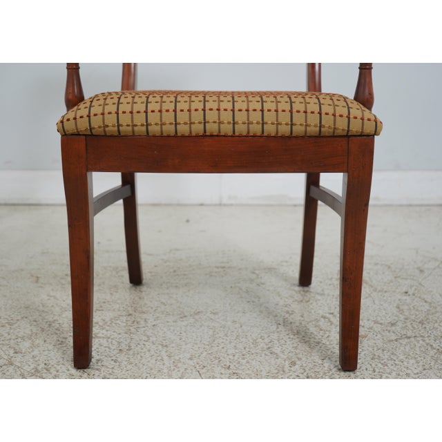 Set of 6 Stickley Regency Style Cherry Dining Room Chairs | Chairish