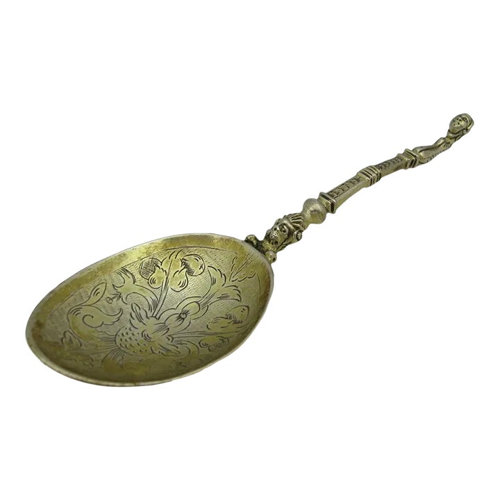 Antique C1610 Sterling Silver John Quick Quycke Barnstaple Female Knop ...