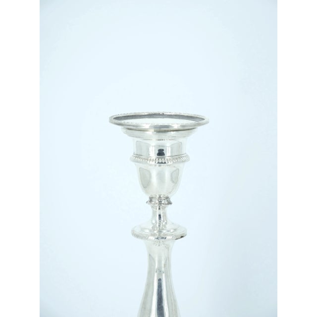 Pair English Regency Period Sheffield Plate Candlesticks Circa 1800s ...