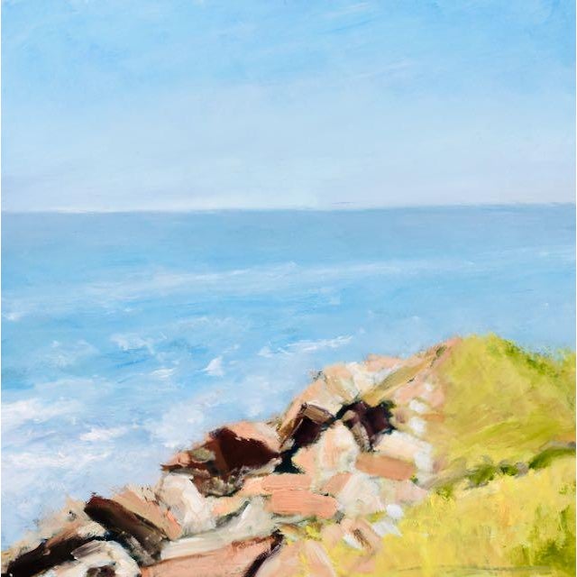 Giant Steps-Maine Seascape Oil Painting by Rich Gombar | Chairish