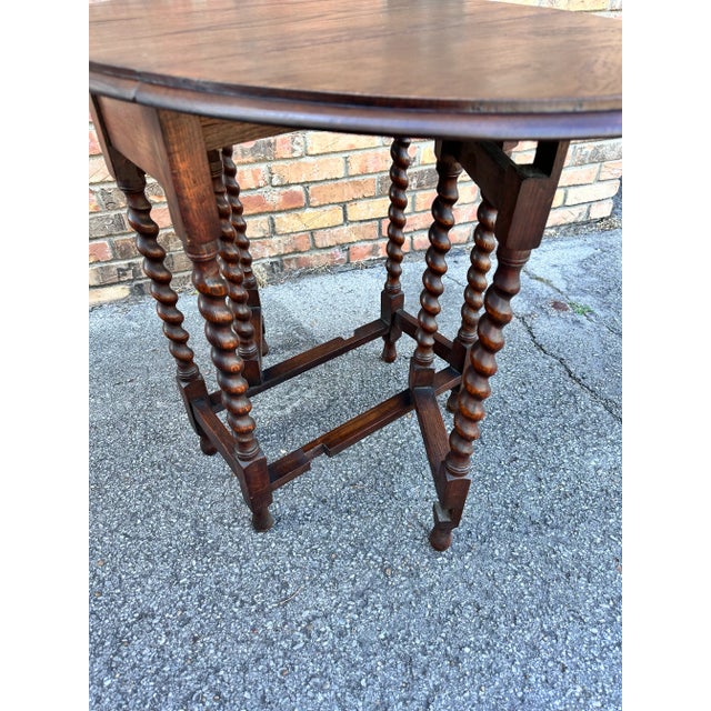 Antique English Gate Leg Table | Chairish
