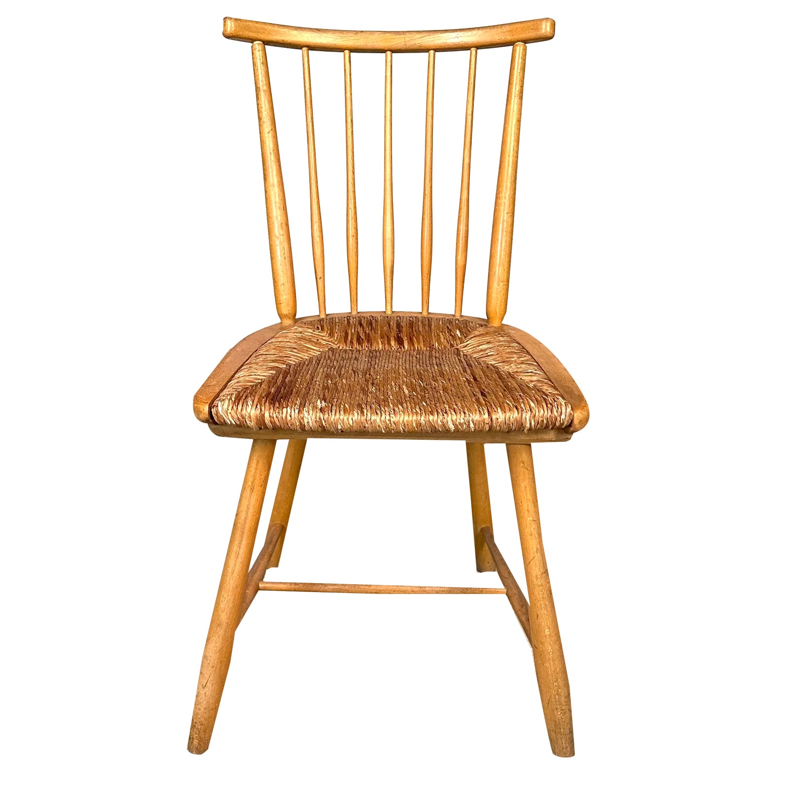 WKS Side Chair with Wickerwork Seat by Arno Lambrecht for Wk Möbel ...