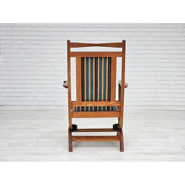 1950-60s, Danish Highback Rocking Chair in Original Very Good Condition ...