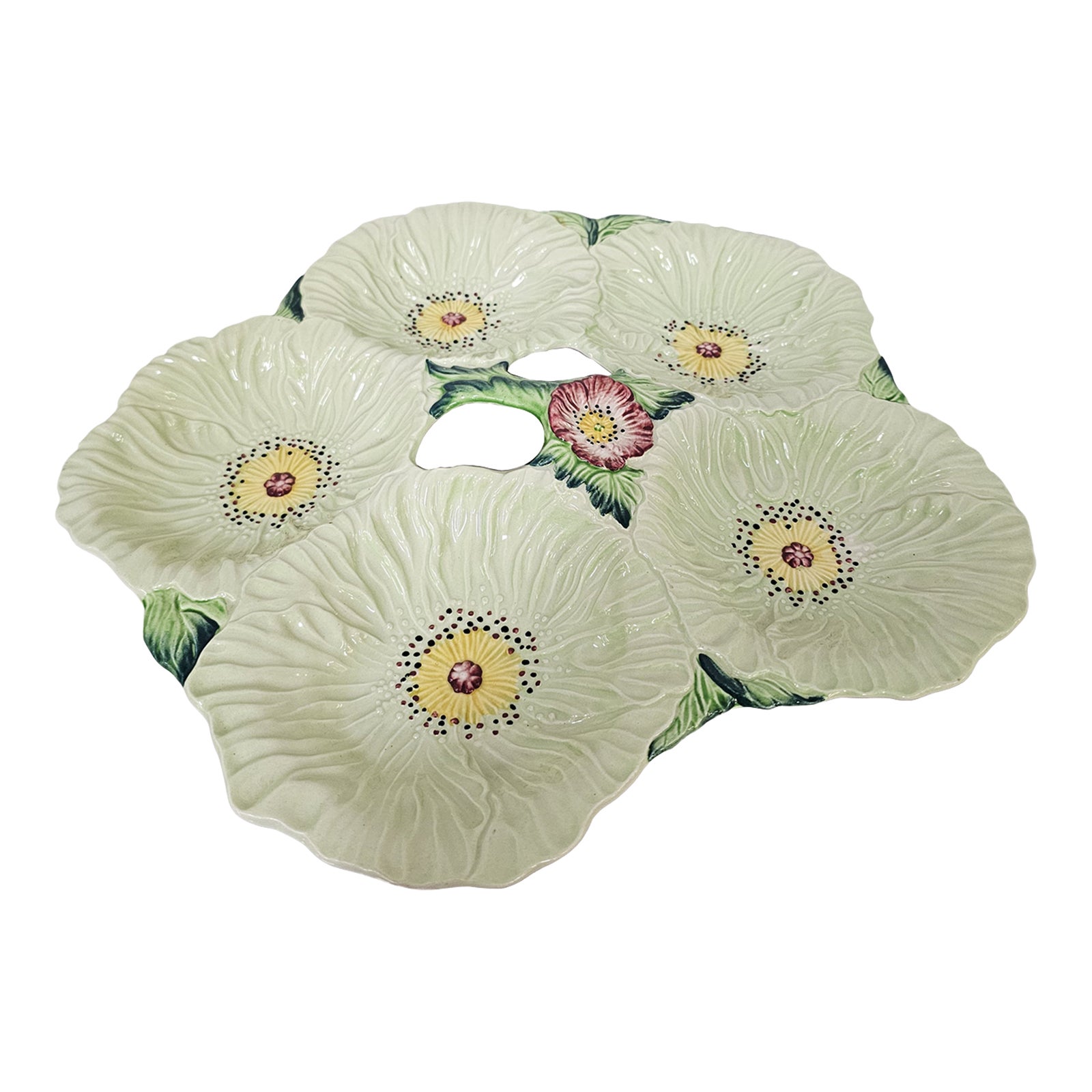 Mid Century Modern Carlton Ware Pottery Rare 5 Section “Buttercup and ...