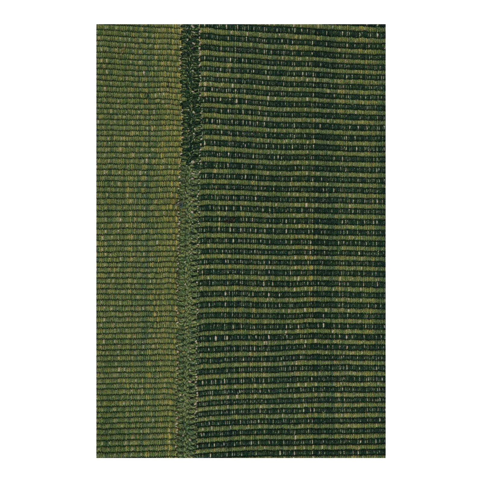 Rug & Kilim’s Modern Kilim in Green Stripes With Forest & Chartreuse ...
