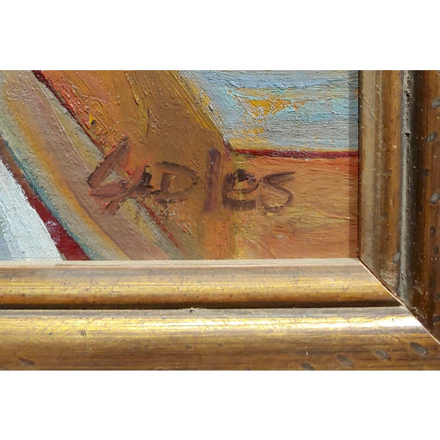 Robert Caples - Fishing Boats - Oil Painting | Chairish