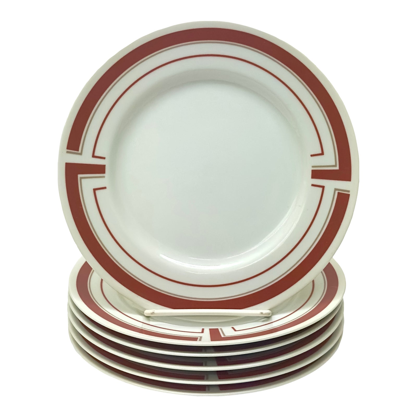 Mid 20th Century Chinois Motif Side Plates by Tabouret - Set of 6 ...