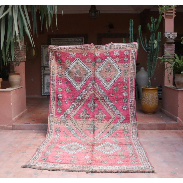 Pink Moroccan Rug | Chairish