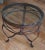 Modern Sherrill Furniture Glass and Wrought Iron Round Table | Chairish