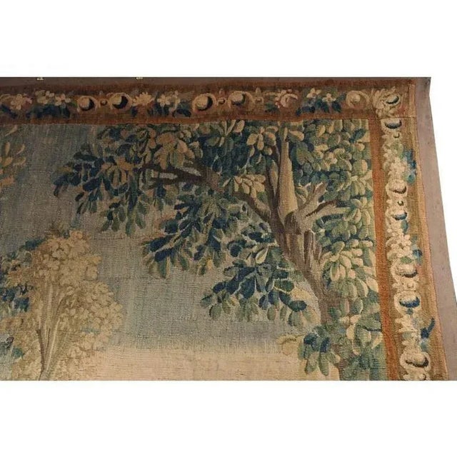 18th Century French Aubusson Pastoral Scene Tapestry Titled "Le Repas ...