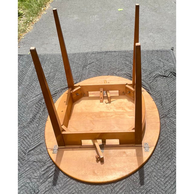 Vintage Hitchcock Stenciled Drop Leaf Apprentice Table | Chairish