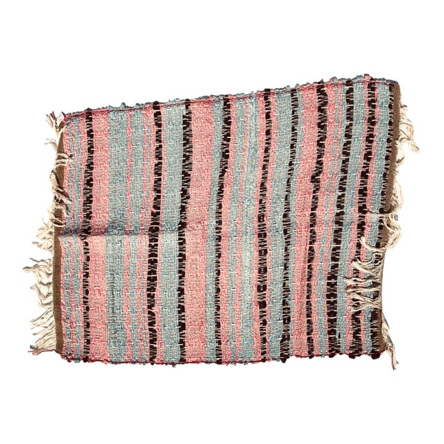 Handmade Rag Rug Silk/Acrylic/Cotton MIX Rug | Chairish