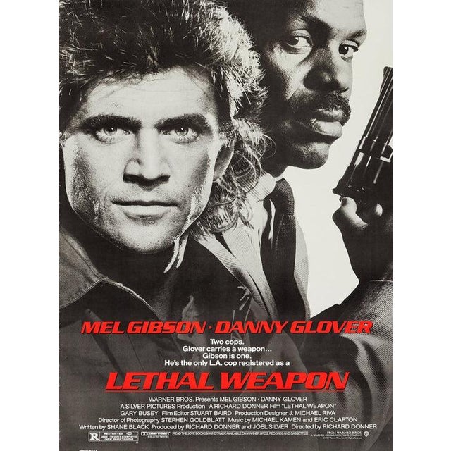 1987 Lethal Weapon Poster | Chairish