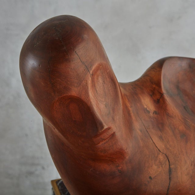 Figural Wooden Sculpture by Suzanne Sumner, 1970s | Chairish