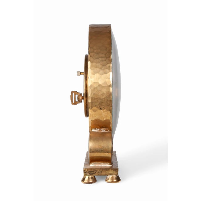 1950s Mid-Century Modern Gilt Bronze/Ormolu 8-Days Movement Mantel ...