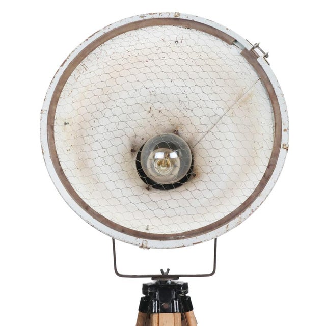 Megaphone Style Floor Lamp on Tripod, 1970s | Chairish