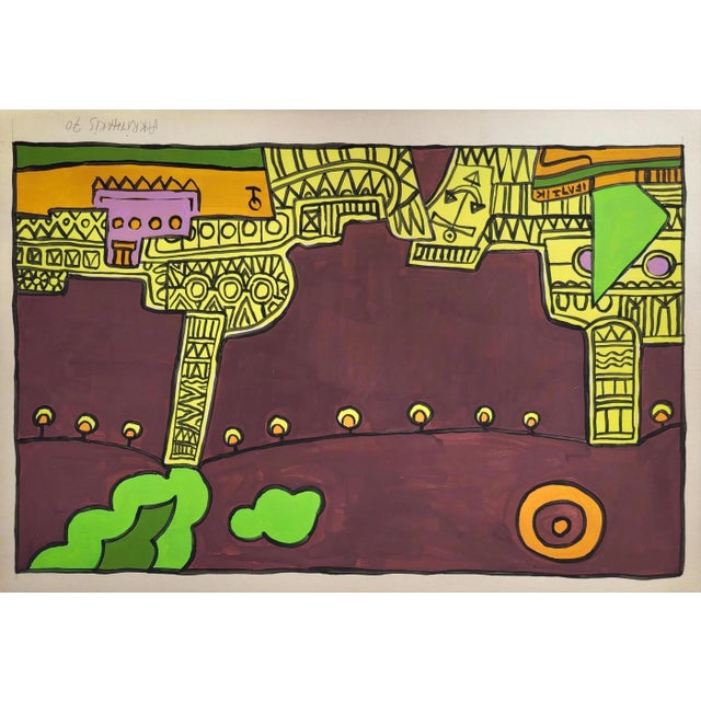 Akrithakis, Alexis Akrithakis, 1970s, Paper | Chairish