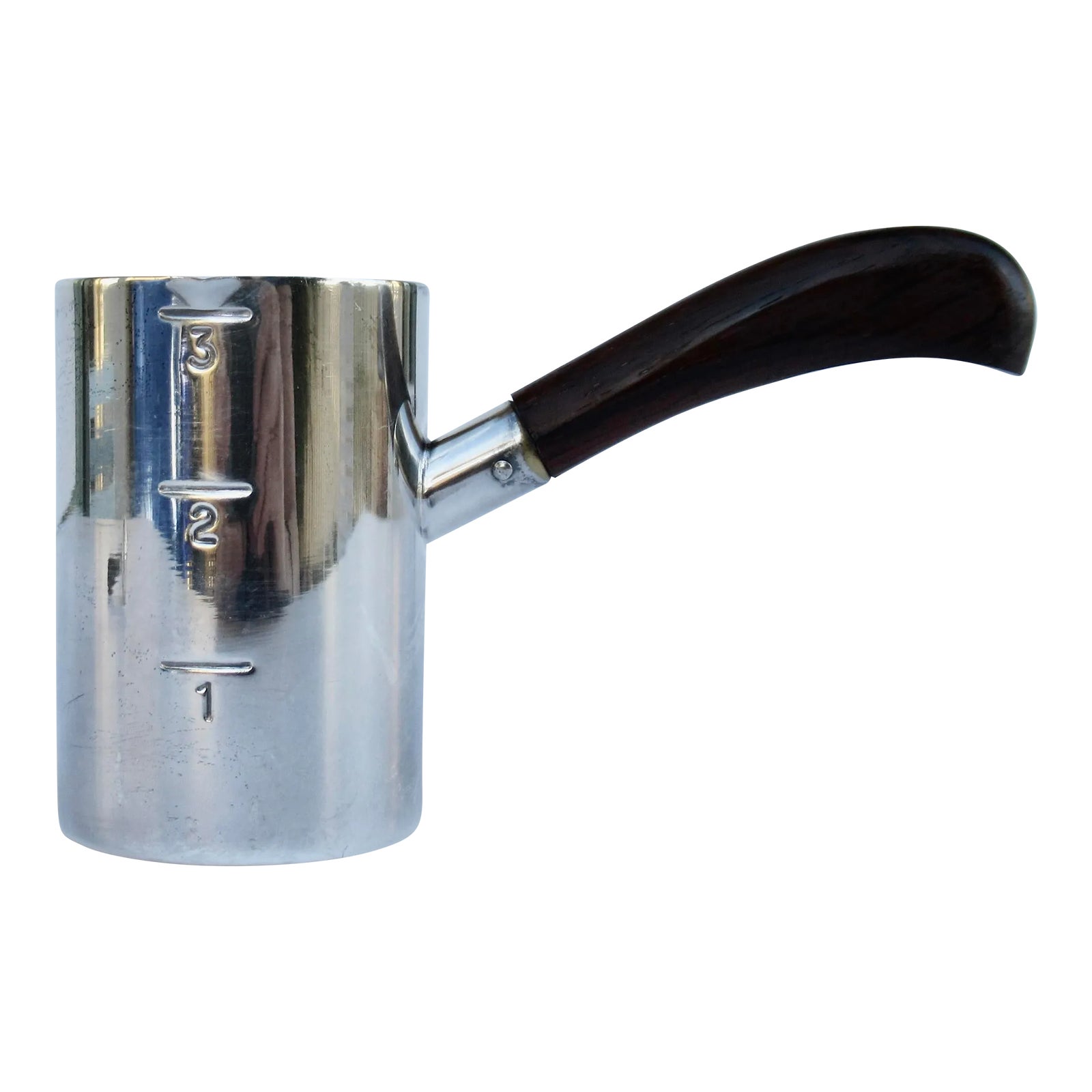 Mid-Century Modern Hans Jensen Danish Silver Plate & Wood Handled 3oz ...