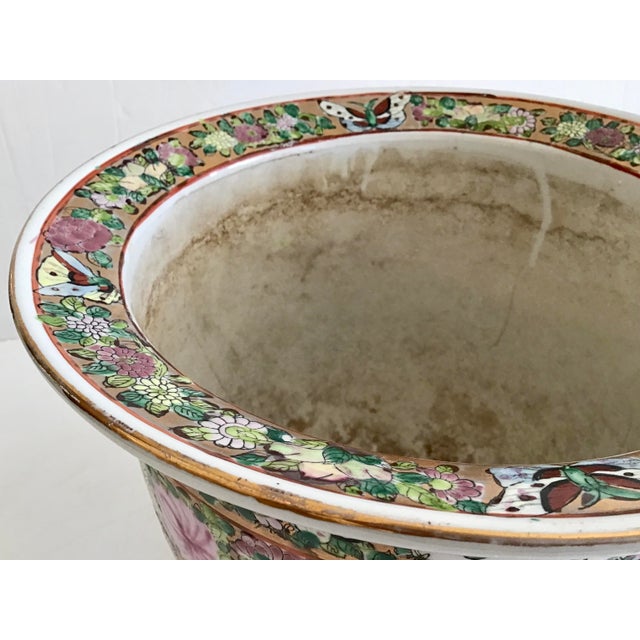 Rose Medallion Cachepot Medium | Chairish