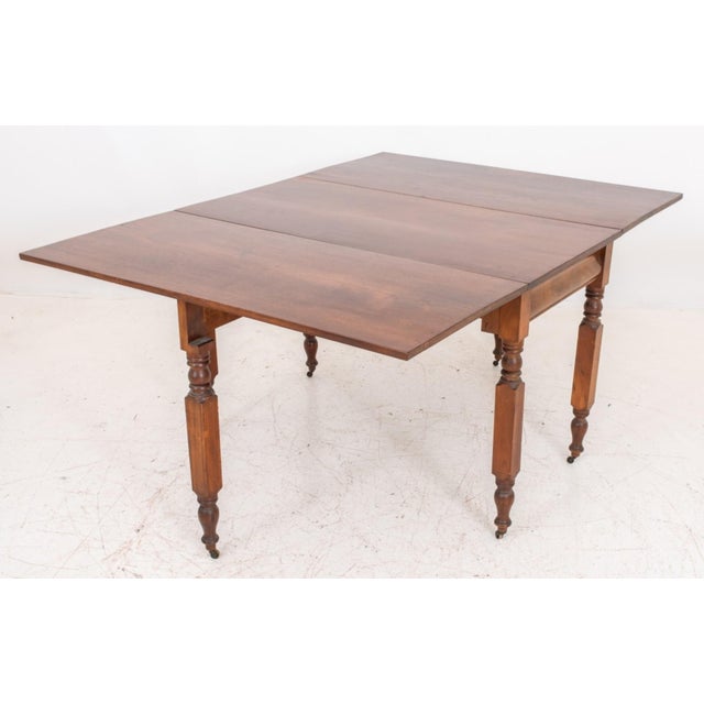 English Victorian Drop Leaf Dining Table, 19th C. | Chairish