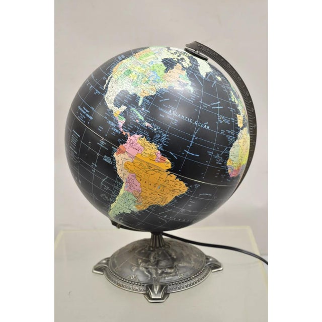 Vintage Replogle Starlight Series 12 Inch Illuminated Table Top World ...
