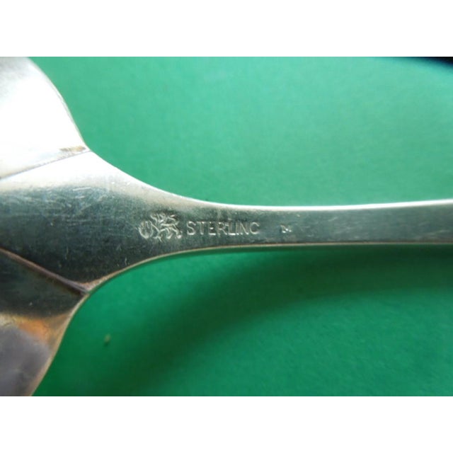 1907 Sterling Silver Large Gumbo Soup Spoons - Monogrammed- Set of 3 ...
