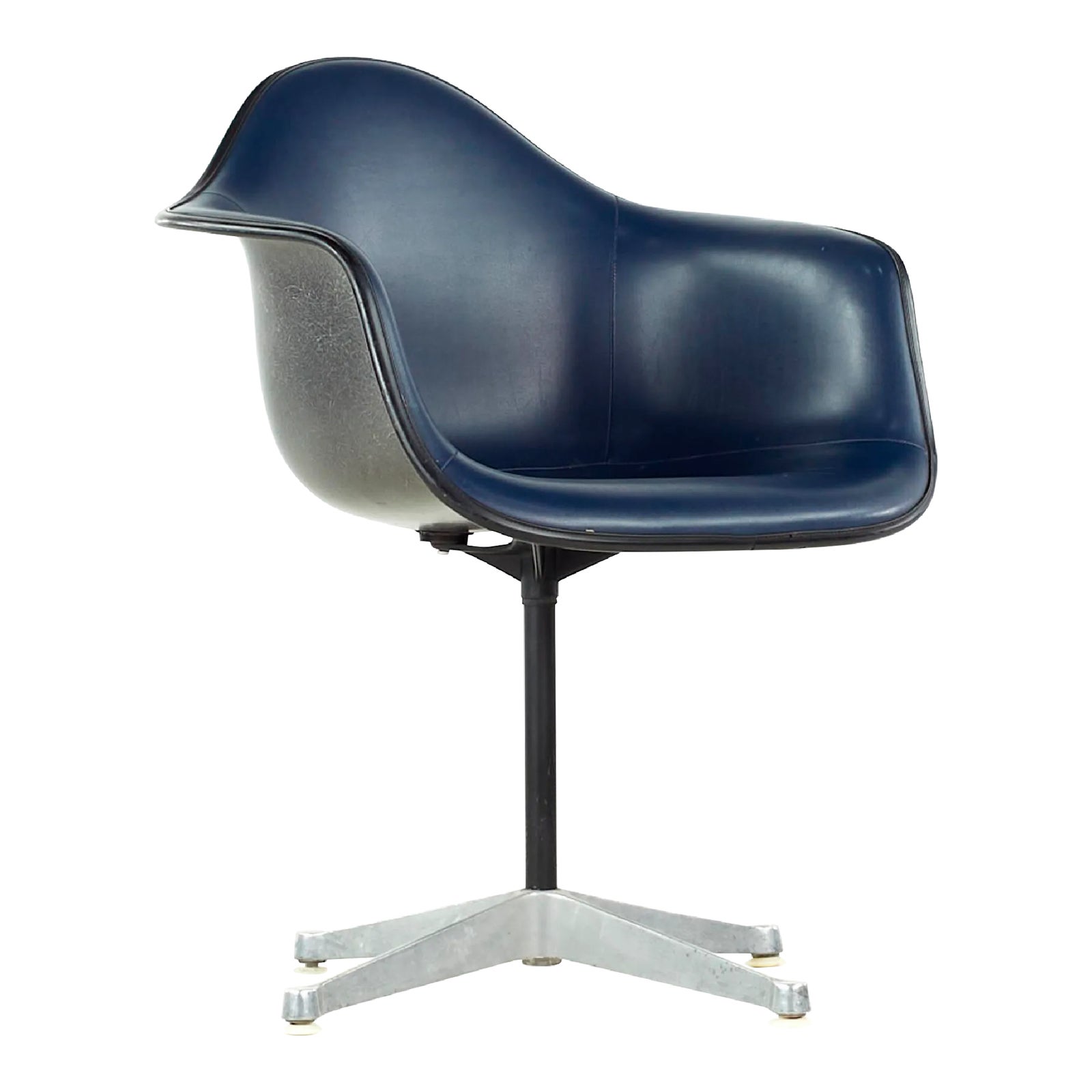 Charles Eames for Herman Miller Mid Century Upholstered Shell Office ...