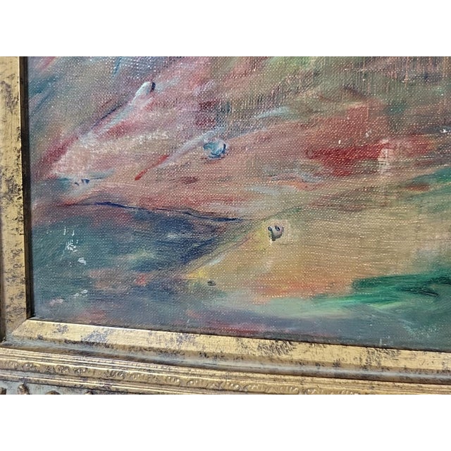 1960s Durand Louis Original Painting, Framed | Chairish