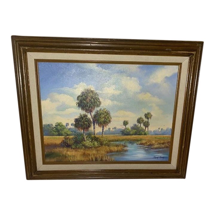 Magi Day Oil Painting . Margret Rey Oil Painting Florida Everglades ...