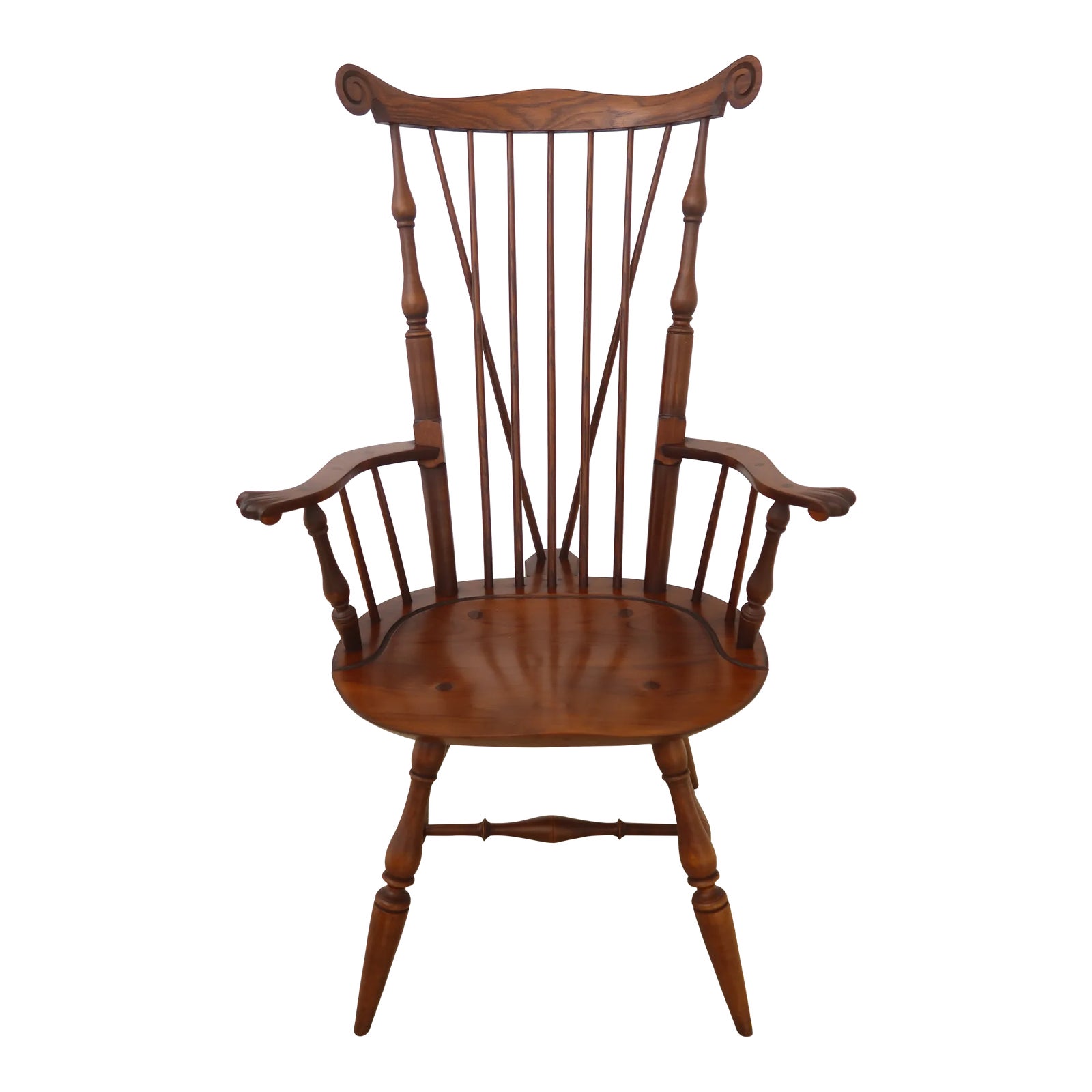 Warren Chair Works Nantucket Windsor Armchair | Chairish