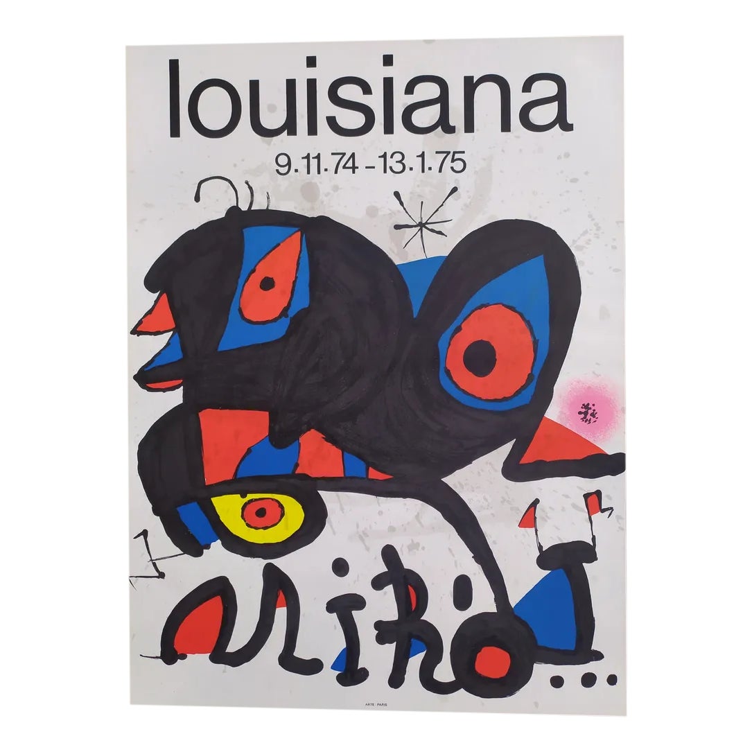 Joan Miro, Poster, 1974, Lithograph | Chairish