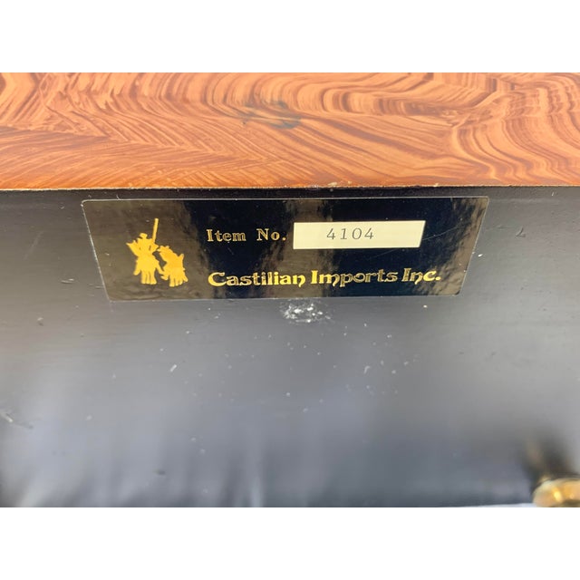 Vintage Faux Burl Box by Castilian Imports | Chairish